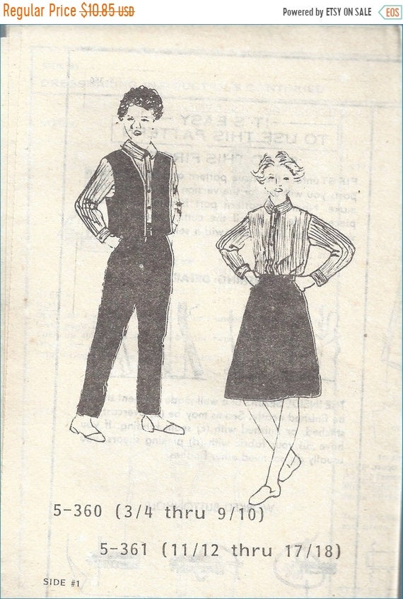 Vintage Girl Scout Uniform Sewing Pattern UNCUT Cadette - Etsy