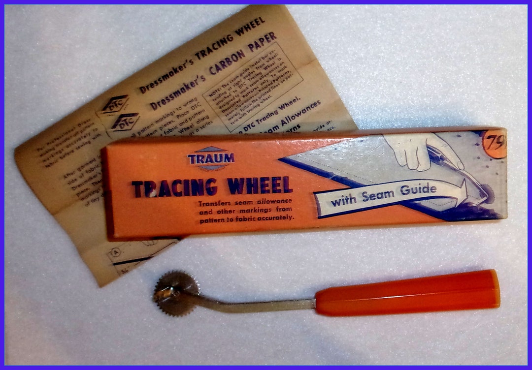 Vintage Traum Tracing Wheel, Large Tooth, Bakelite Handle, Seam Guide ...