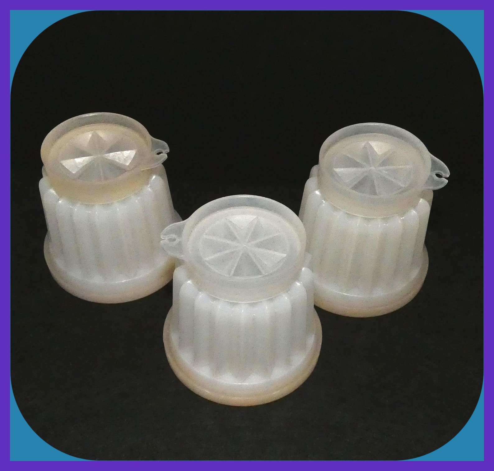 Tupperware Individual JELLO Gel Molds Upper and Bottom Lids - Etsy