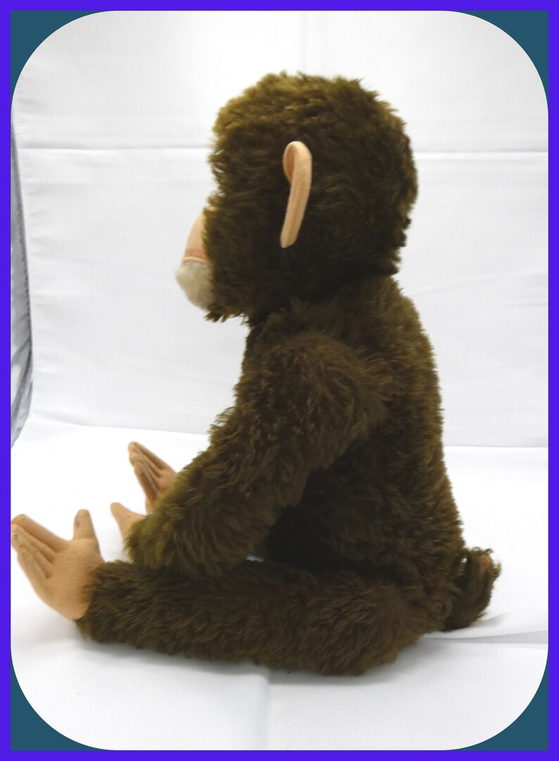 Rare Schuco 21 Inch Yes No Monkey Fully Jointed Mohair Fur - Etsy