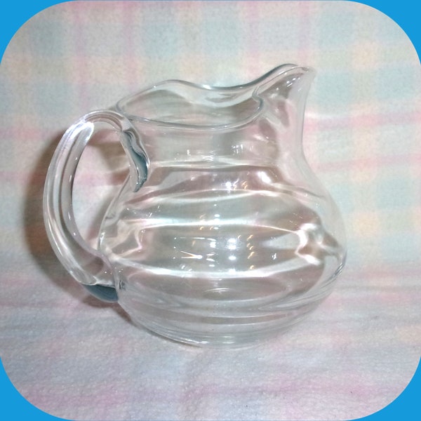 Clear Glass Pitcher - Etsy