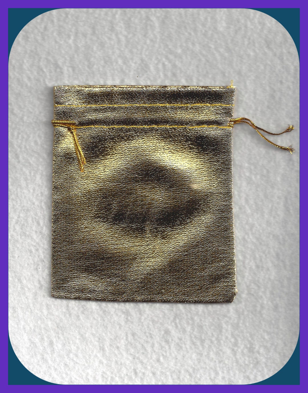 GIFT Bags GOLD Lame Favors Weddings Jewelry Gifts Candy Soaps Set of 6 ...