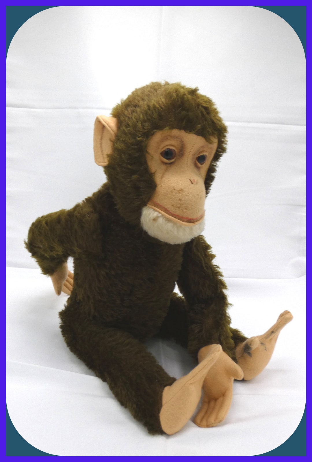 Rare Schuco 21 Inch Yes-no Monkey, Fully Jointed, Mohair Fur, 1930s ...
