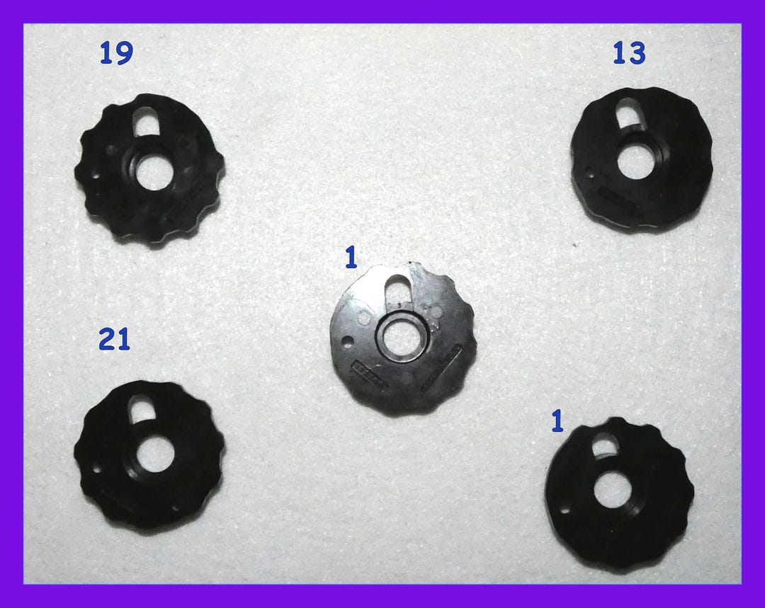 Original Singer Top Hat Cam 172185#1 Arrowhead, 174547#21 Chevron ...