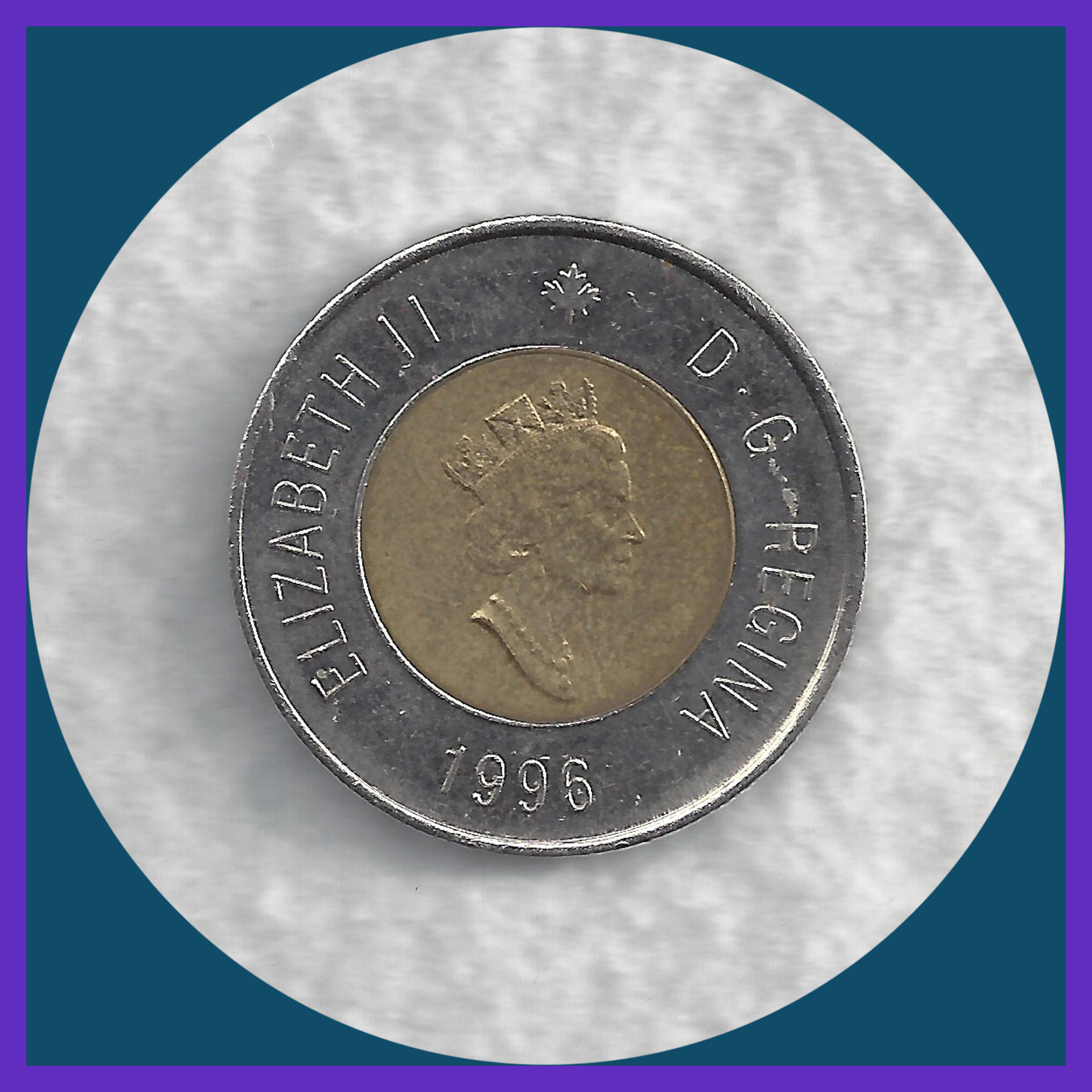 1996 Canadian 2 Dollar Coin