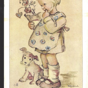 Cute Hummel Vintage Postcards Children Set of 10 1960's Excellent ...