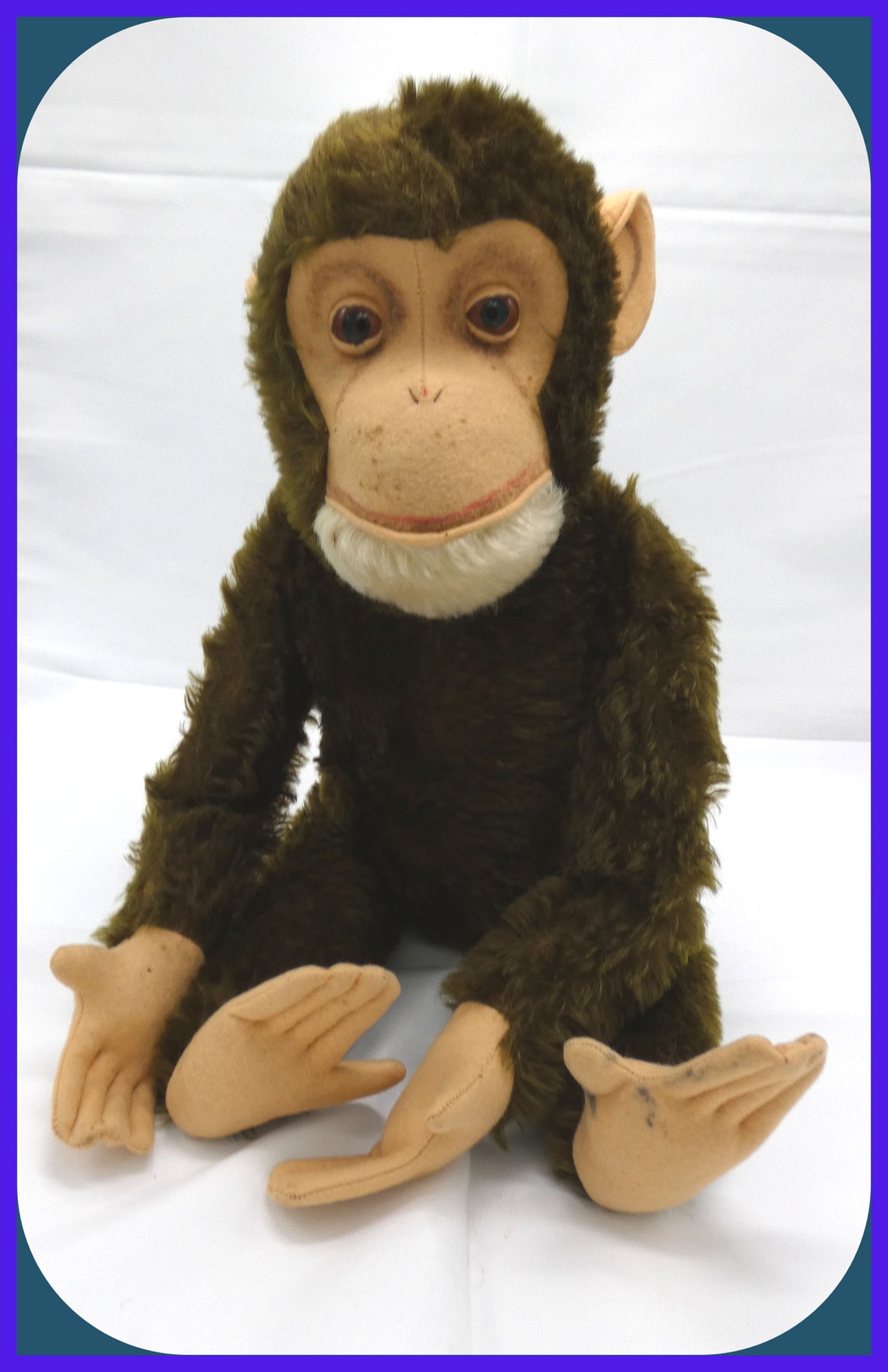 Rare Schuco 21 Inch Yes No Monkey Fully Jointed Mohair Fur - Etsy