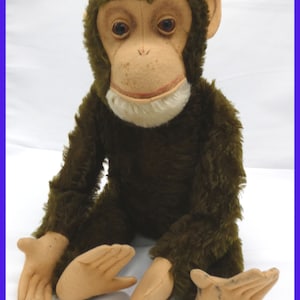 Rare Schuco 21 Inch Yes-no Monkey, Fully Jointed, Mohair Fur, 1930s ...