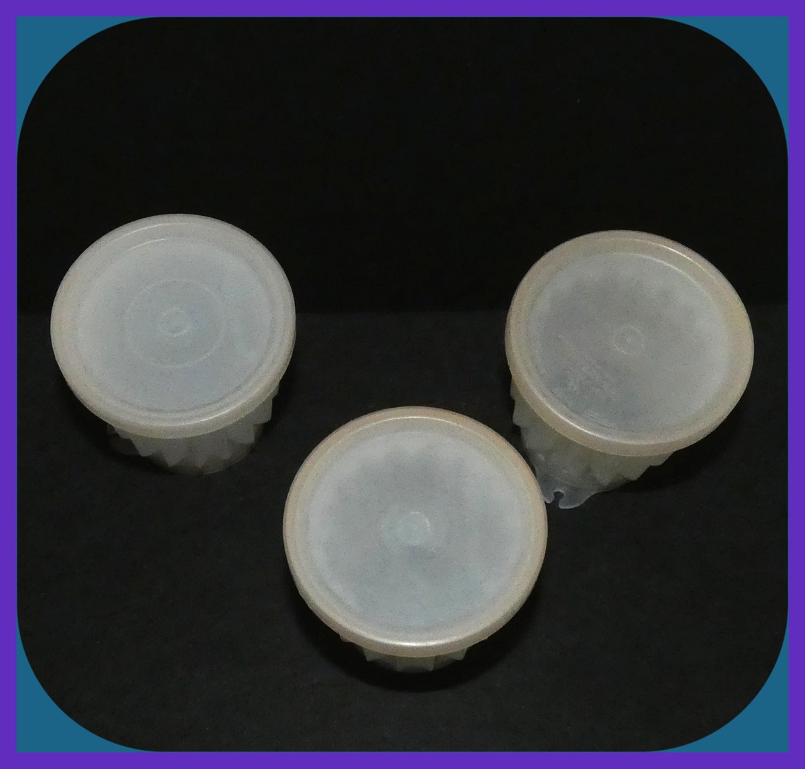 Tupperware Individual JELLO Gel Molds Upper and Bottom Lids - Etsy