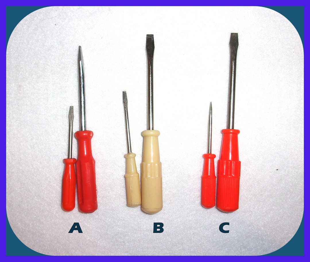 Sewing Machine Screwdrivers, Pair, Small, Larger, Choice, Flat Head ...