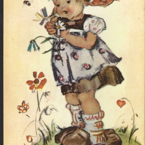 Happy Hummel Vintage Postcards Children CHOICE 1960's | Etsy