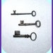 Original SKELETON Keys Set of 3 All Iron & Different - Etsy