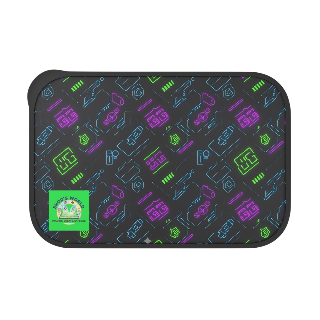 Neon Lunch Icons PLA Bento Box - Etsy