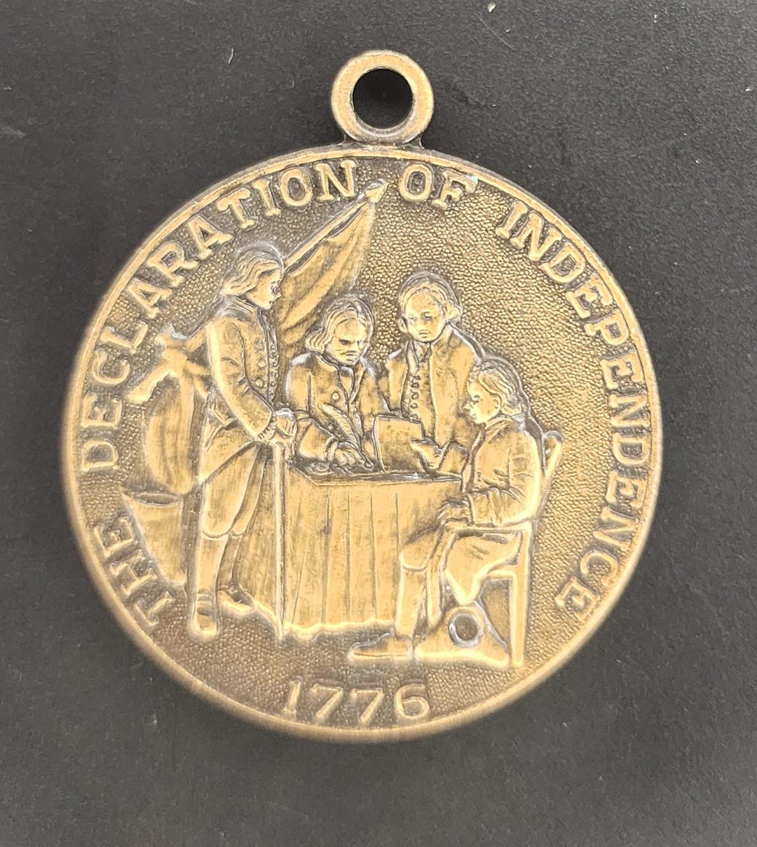 1776 Declaration of Independence Bicentennial Medal Medallion : Gold ...