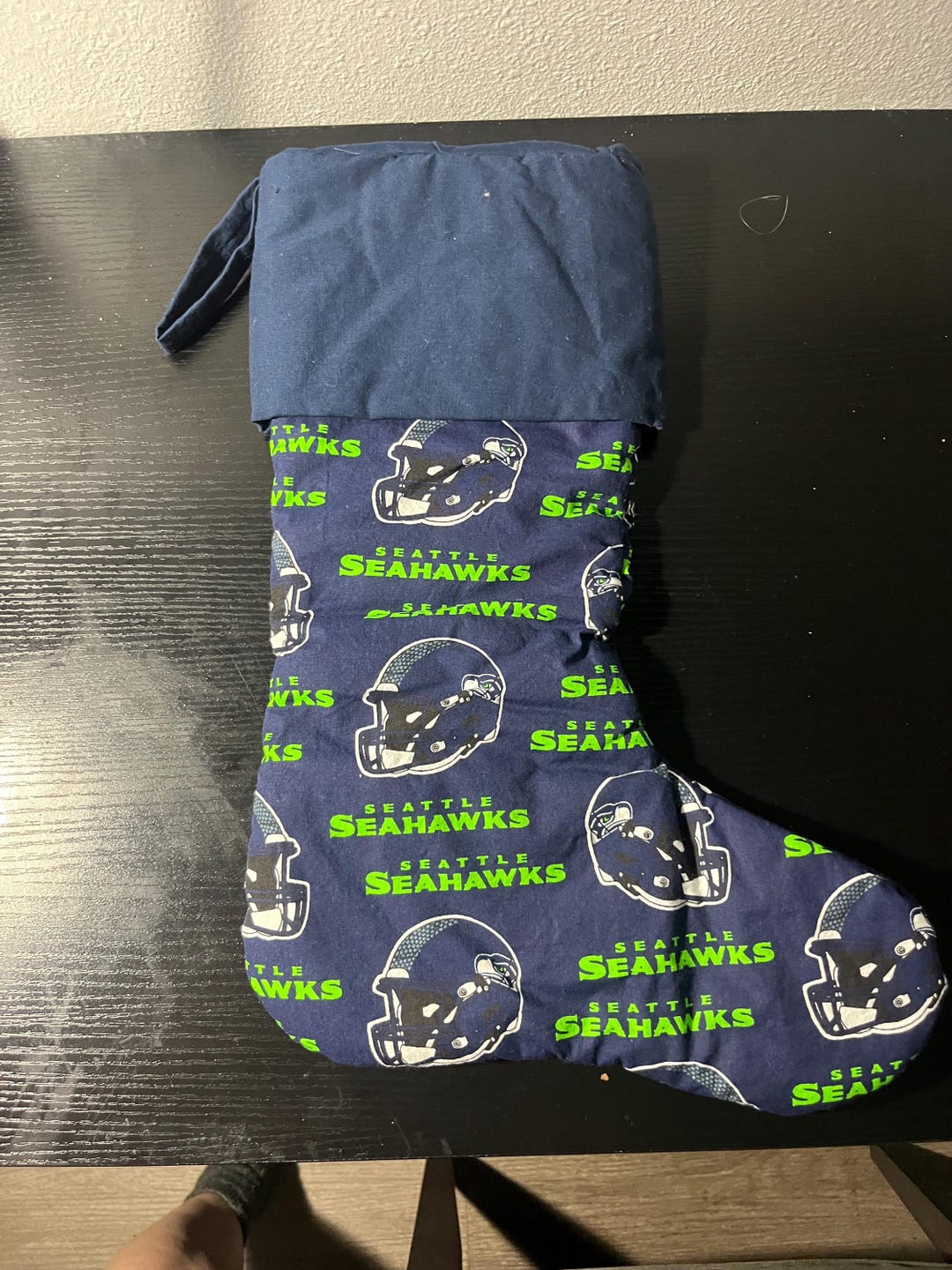 Seattle Seahawks Christmas Stocking - Etsy
