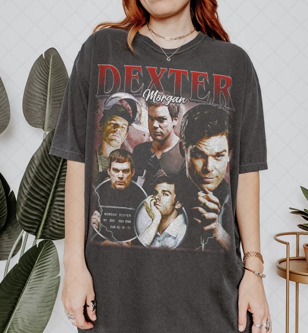 Retro 90's Dexter Morgan PNG, Dexter TV Series Fan Tee Graphic PNG ...