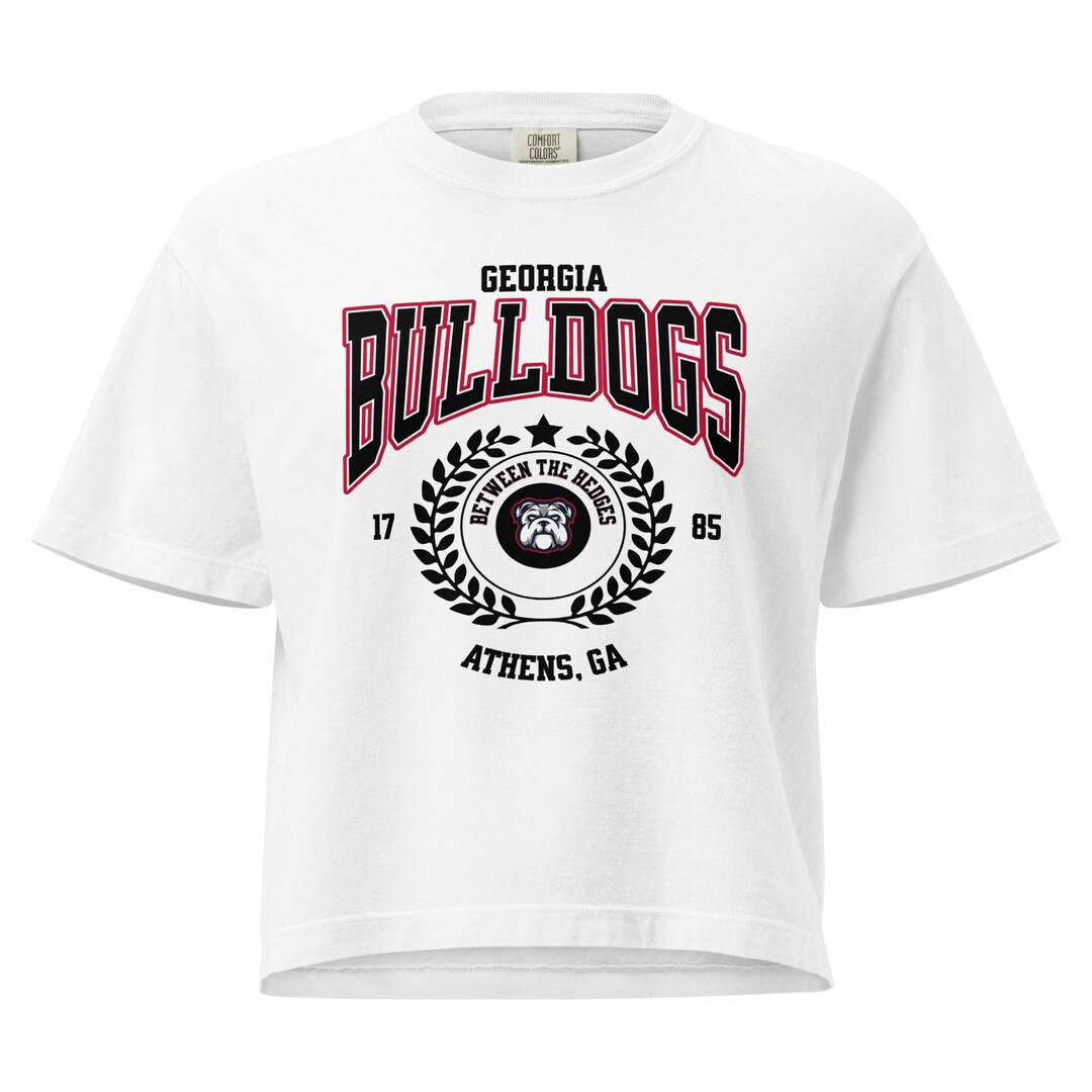 Georgia Bulldogs Varsity Crest Tee | Between the Hedges Shirt | Athens ...