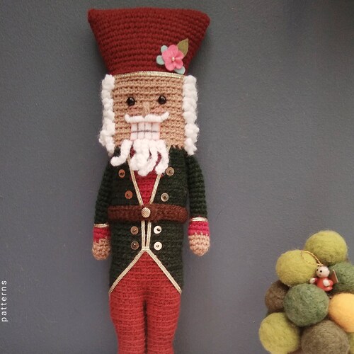 Nutcracker Soldier Amigurumi Crochet Pattern - Etsy