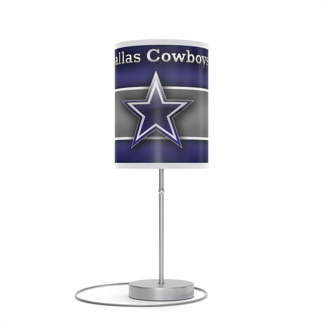 Dallas Cowboys Table Lamp, NFL Sports Decor - Etsy