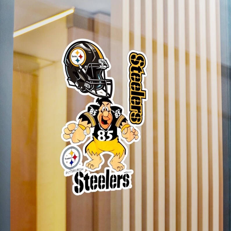 Pittsburgh Steelers Vinyl Decals: Laptop Stickers, Team Decor - Etsy