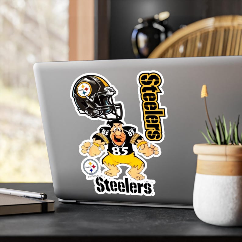 Pittsburgh Steelers Vinyl Decals: Laptop Stickers, Team Decor - Etsy
