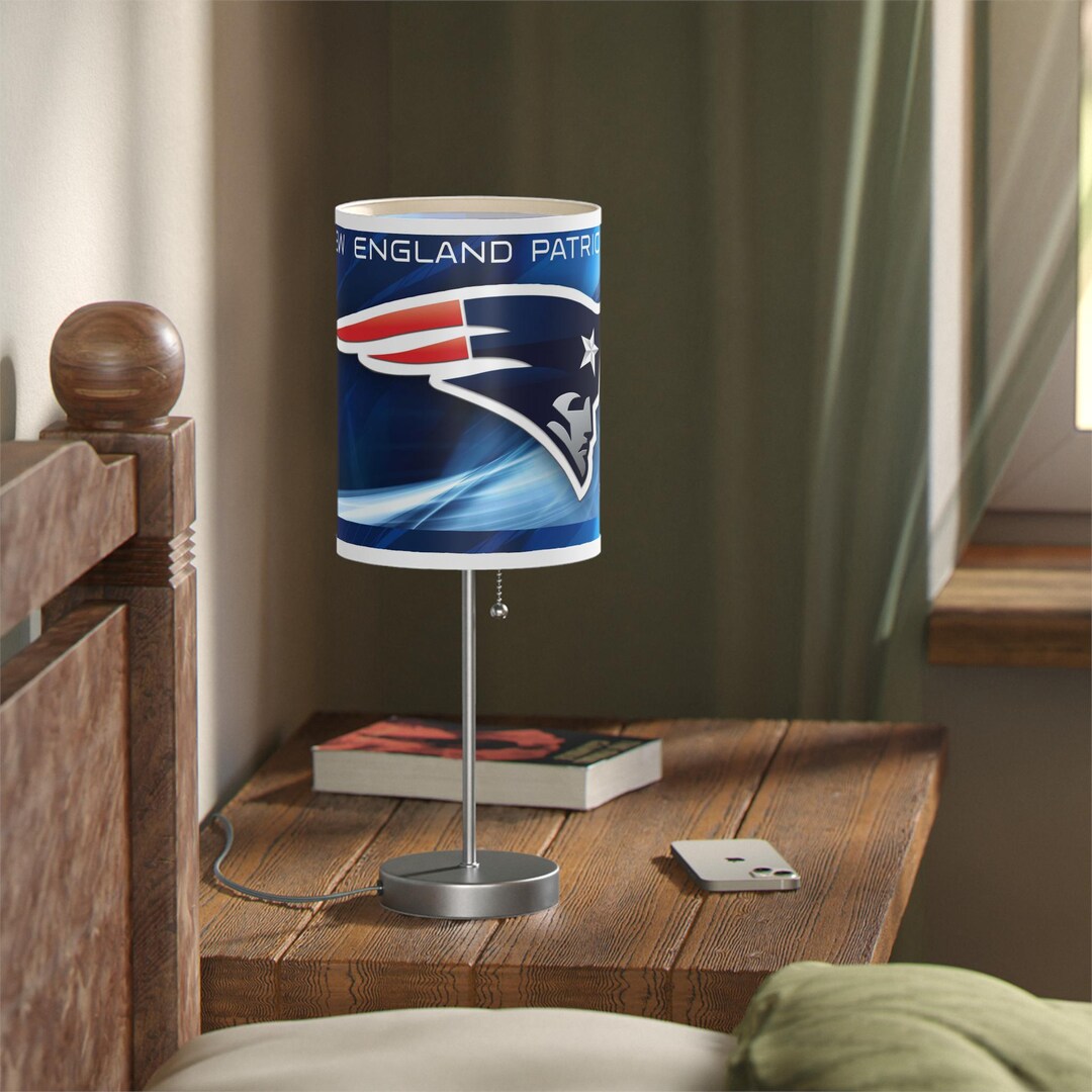 New England Patriots Table Lamp: NFL Sports Decor - Etsy