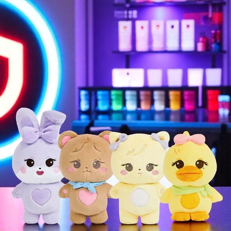 Bornpink BLACKPINK Plush Doll Set – Jisoo Jennie Rosé Lisa World Tour ...