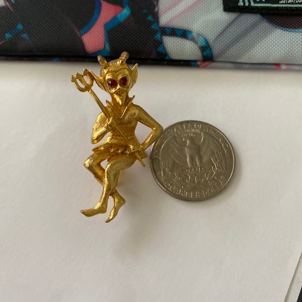 Devil Pin - Etsy