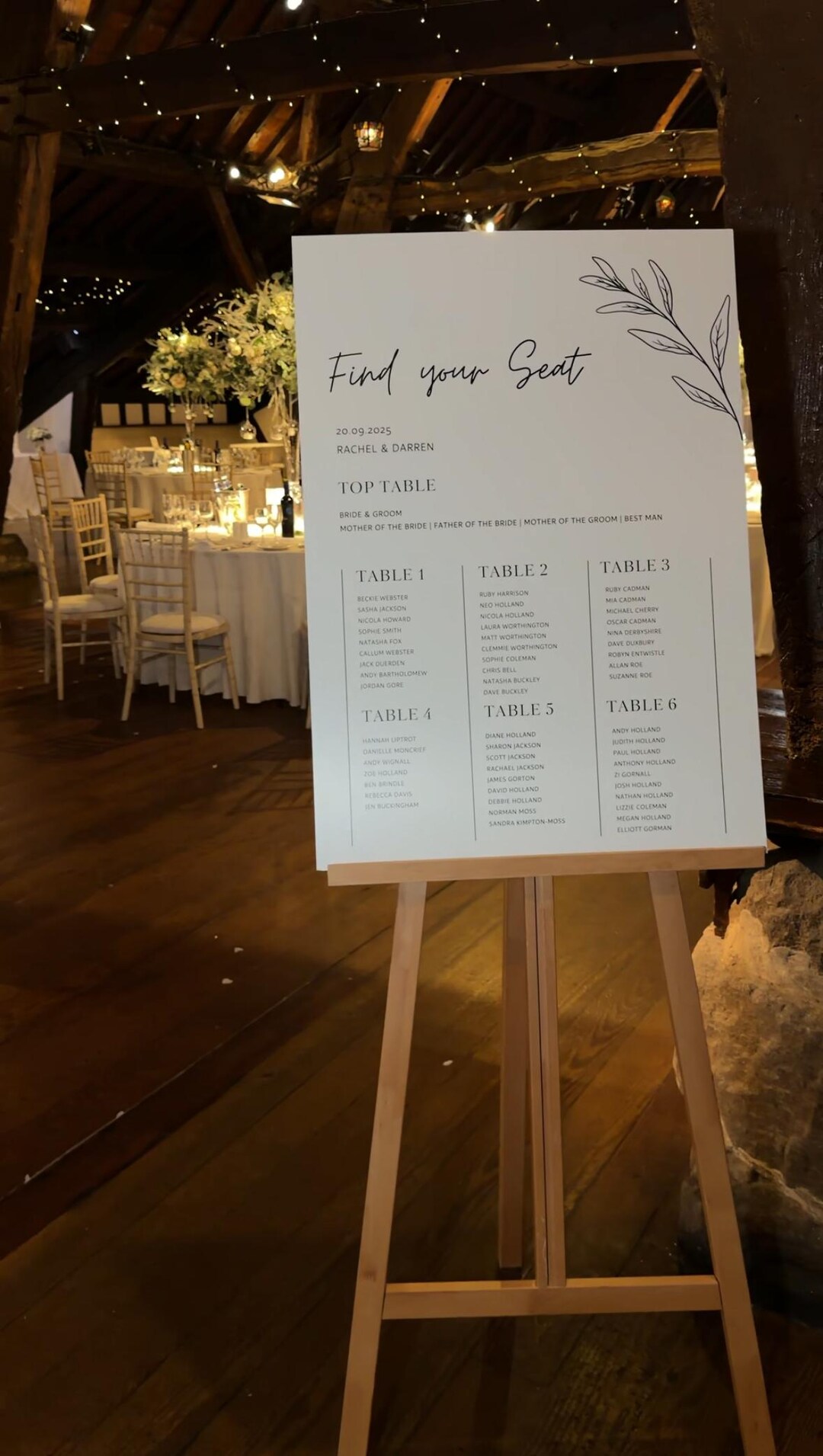 Minimalist Wedding Welcome Sign & Seating Plan - Instant Digital ...