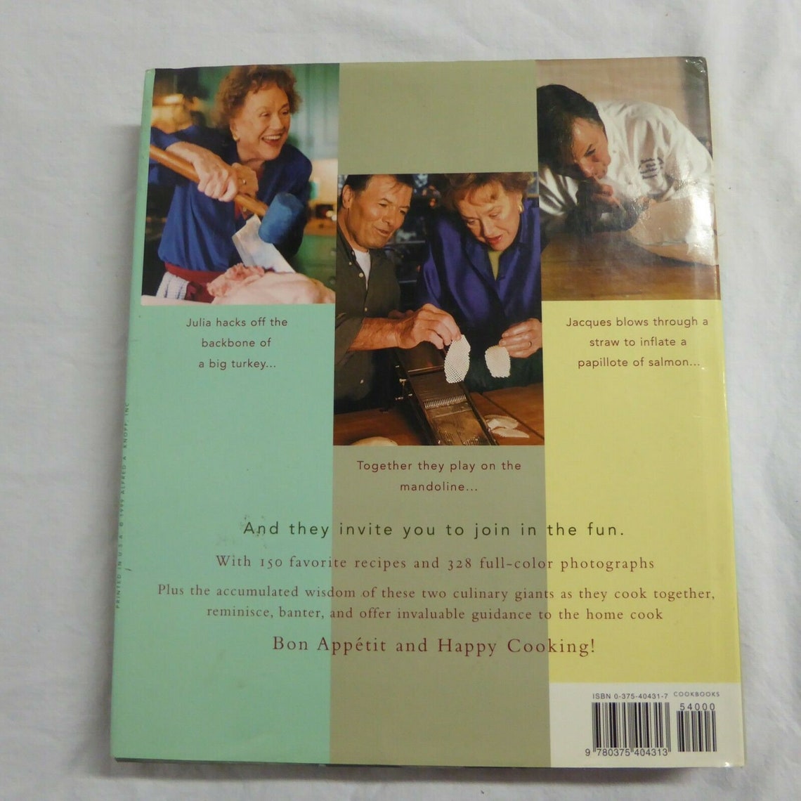 Julia Child and Jacques Pepin Cooking at Home Cookbook 1st - Etsy