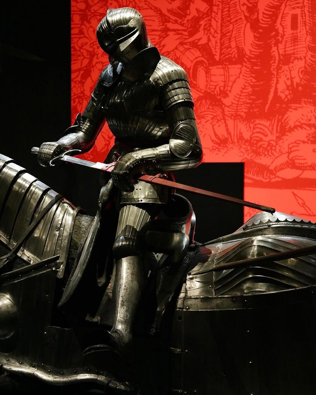 Full Medieval Knight Armor With Horse Barding – Handmade Steel Warrior ...