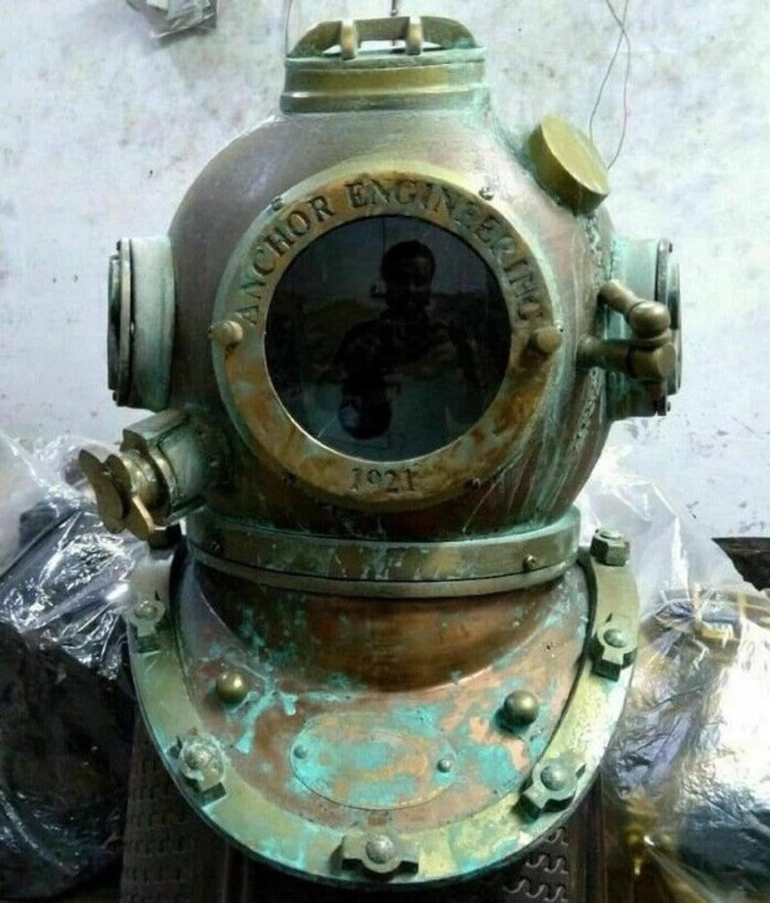 Mark V US Navy Diving Helmet Replica - Decorative Sea Scuba Helmet - Etsy