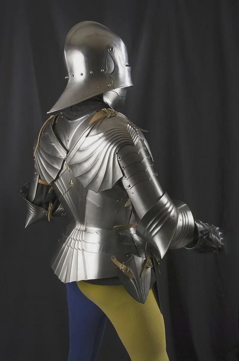 15th Century German Gothic Steel Half Armor Suit - Etsy