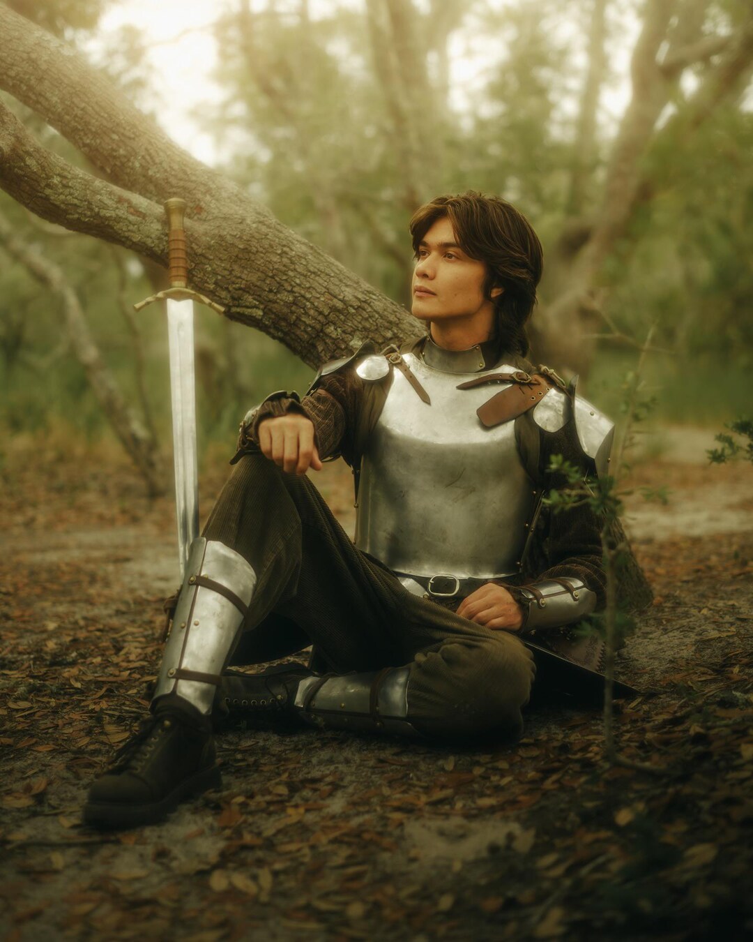 Medieval Knight Armor Set | Handmade Steel Chestplate & Leg Guards ...