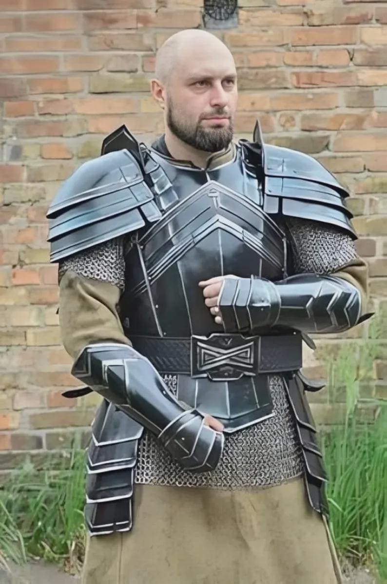 Dwarf Moria Knight Armor Suit: 18 GA Steel, Full Body Armor - Etsy