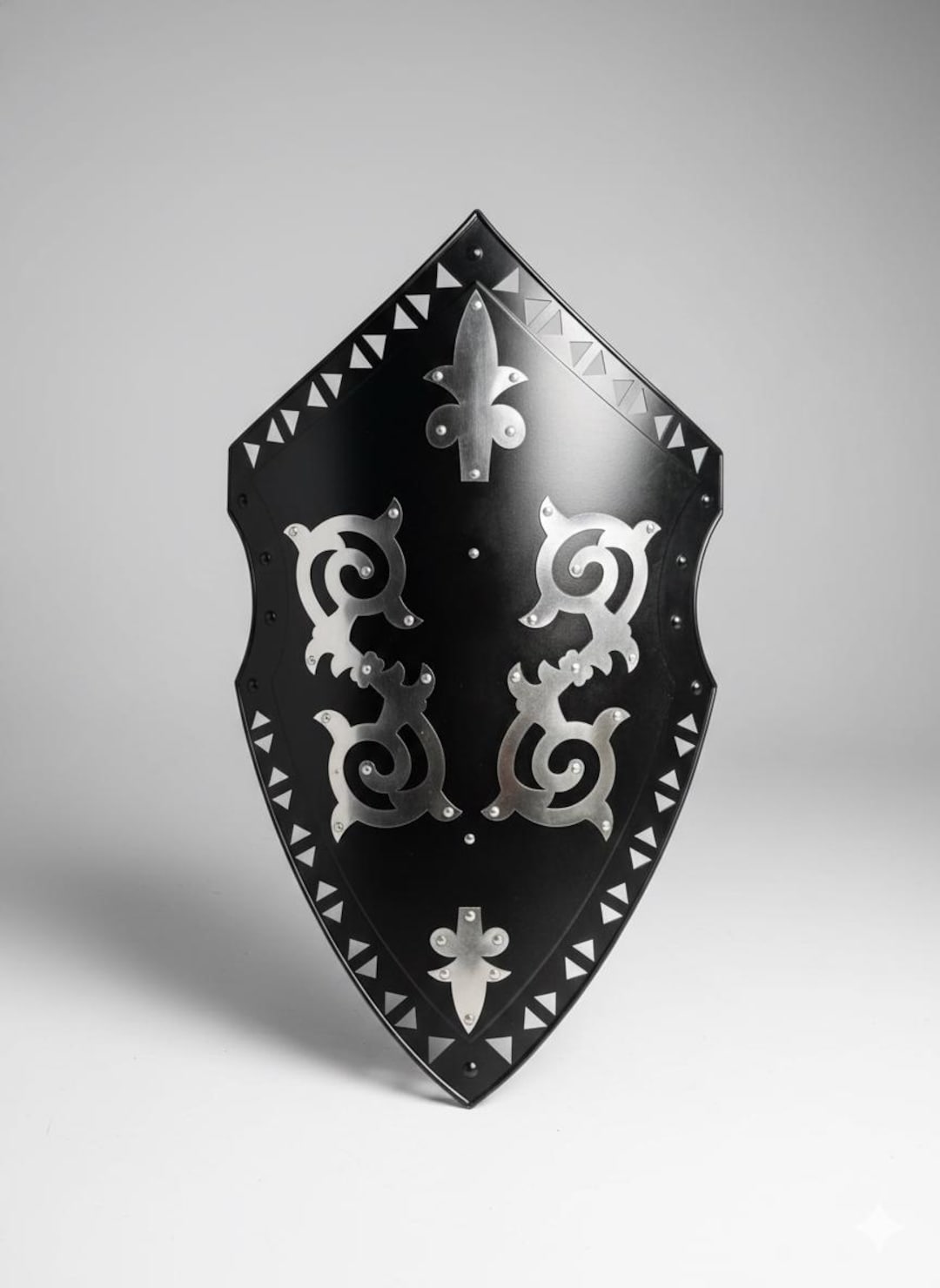 Medieval Knight Templar Heater Shield - Battle Crusader Shield ...