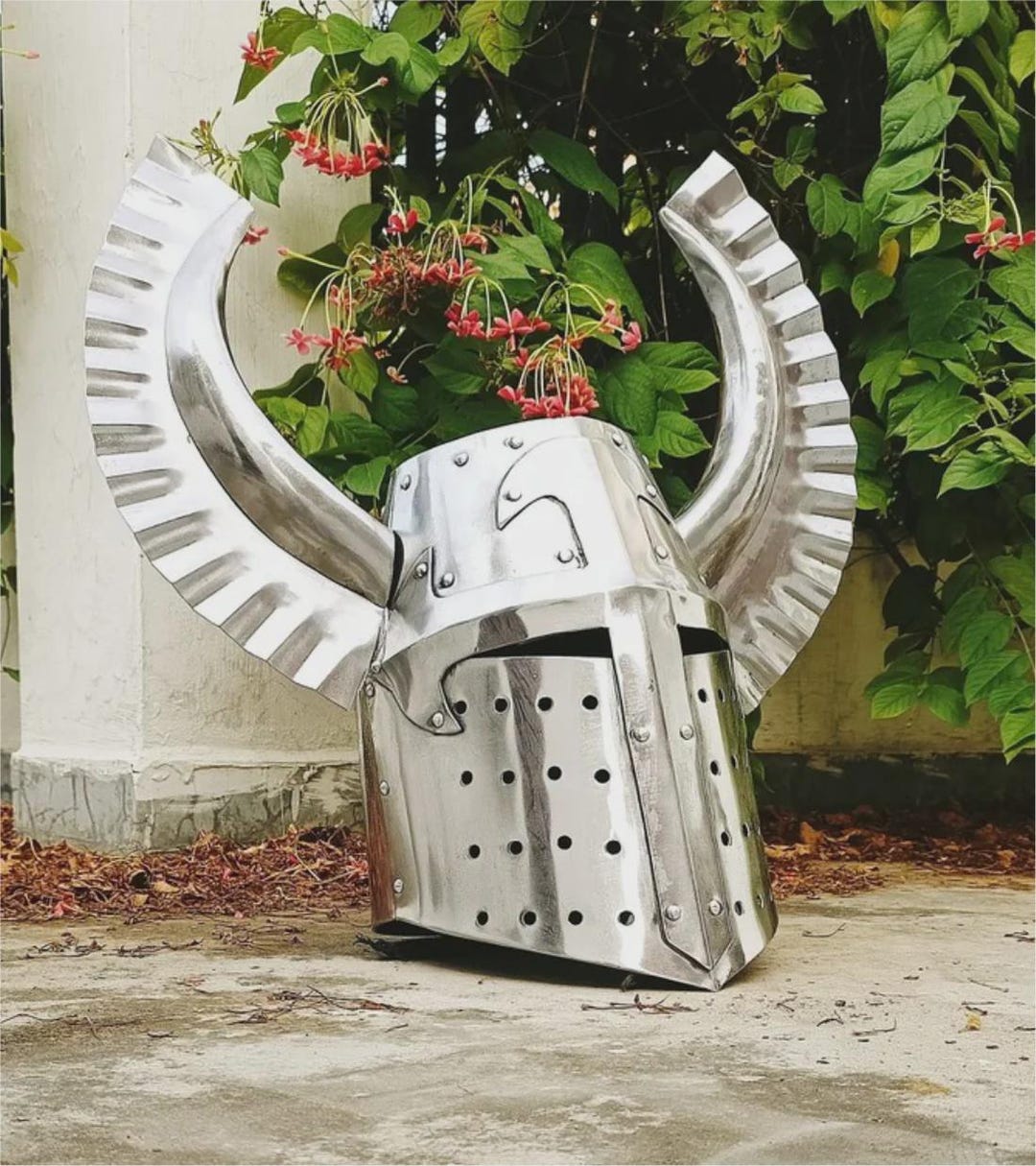 Winged Templar Knight Helmet - Medieval Cosplay Armor - Etsy