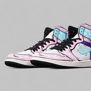 Custom Air Jordan 1 'comic Butterfly' - Etsy