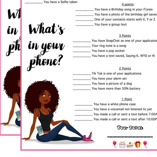 Teen Slumber Party Games Pass The Present Sleepover Edition Etsy
