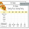 At Home Family Pizza Tasting Score Card INSTANT DOWNLOAD Family Pizza ...
