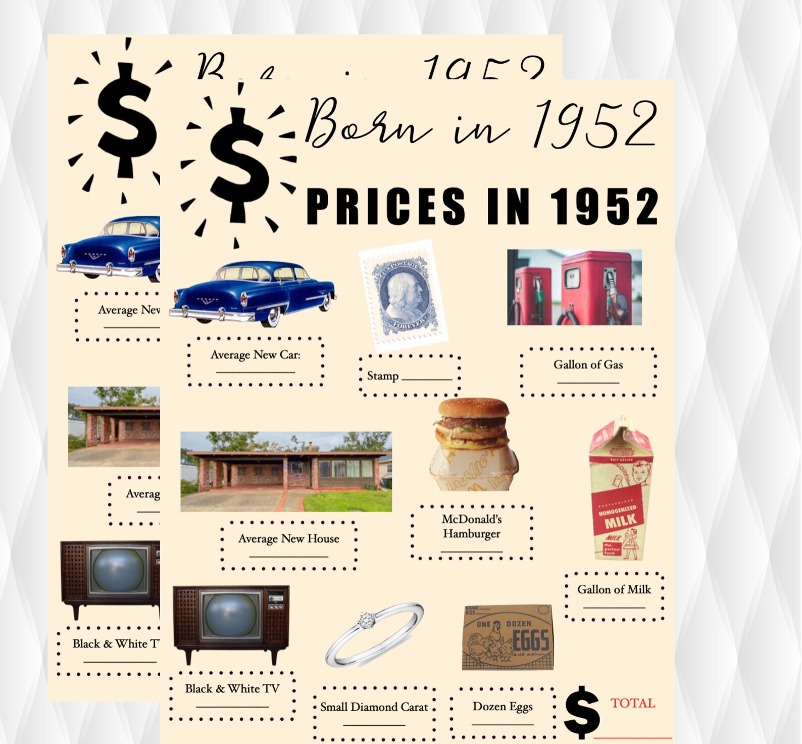 Birthday Party Game Price is Right Edition Instant Download | Etsy