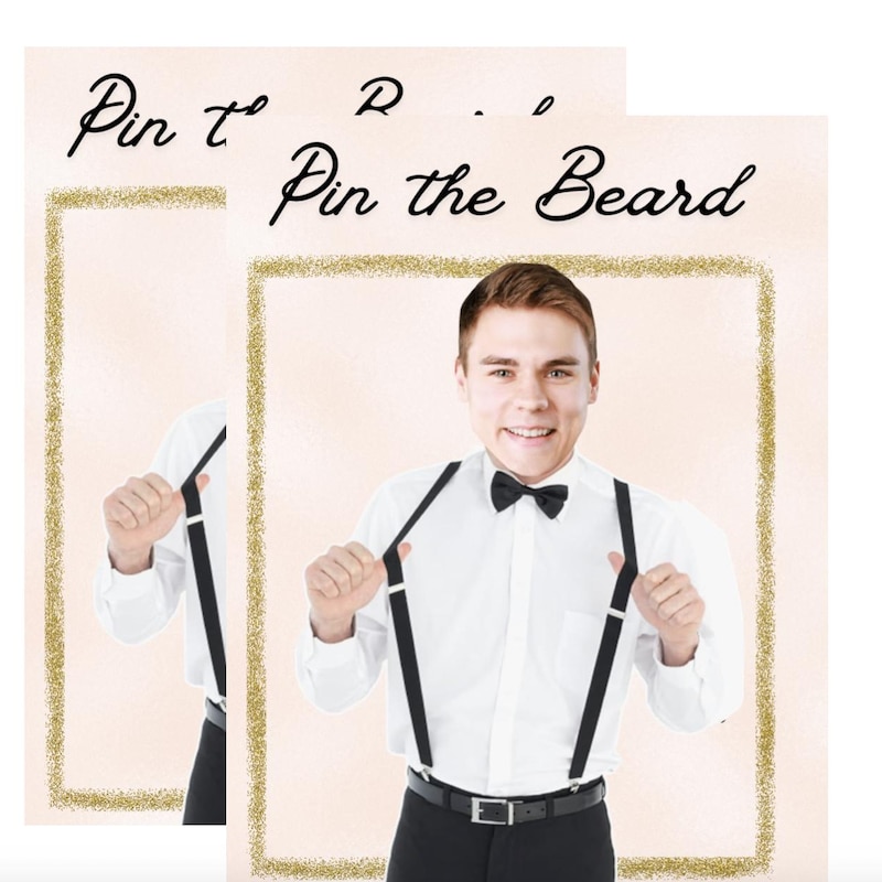 Mustache Game - Etsy