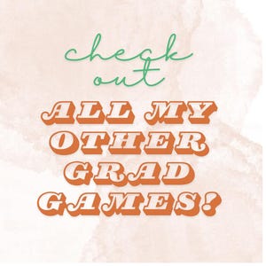 Graduation Party Game-graduation Jeopardy-instant Download - Etsy