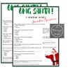 For a Mom Lump of Coal Christmas Gift Card Tags Instant Download ...