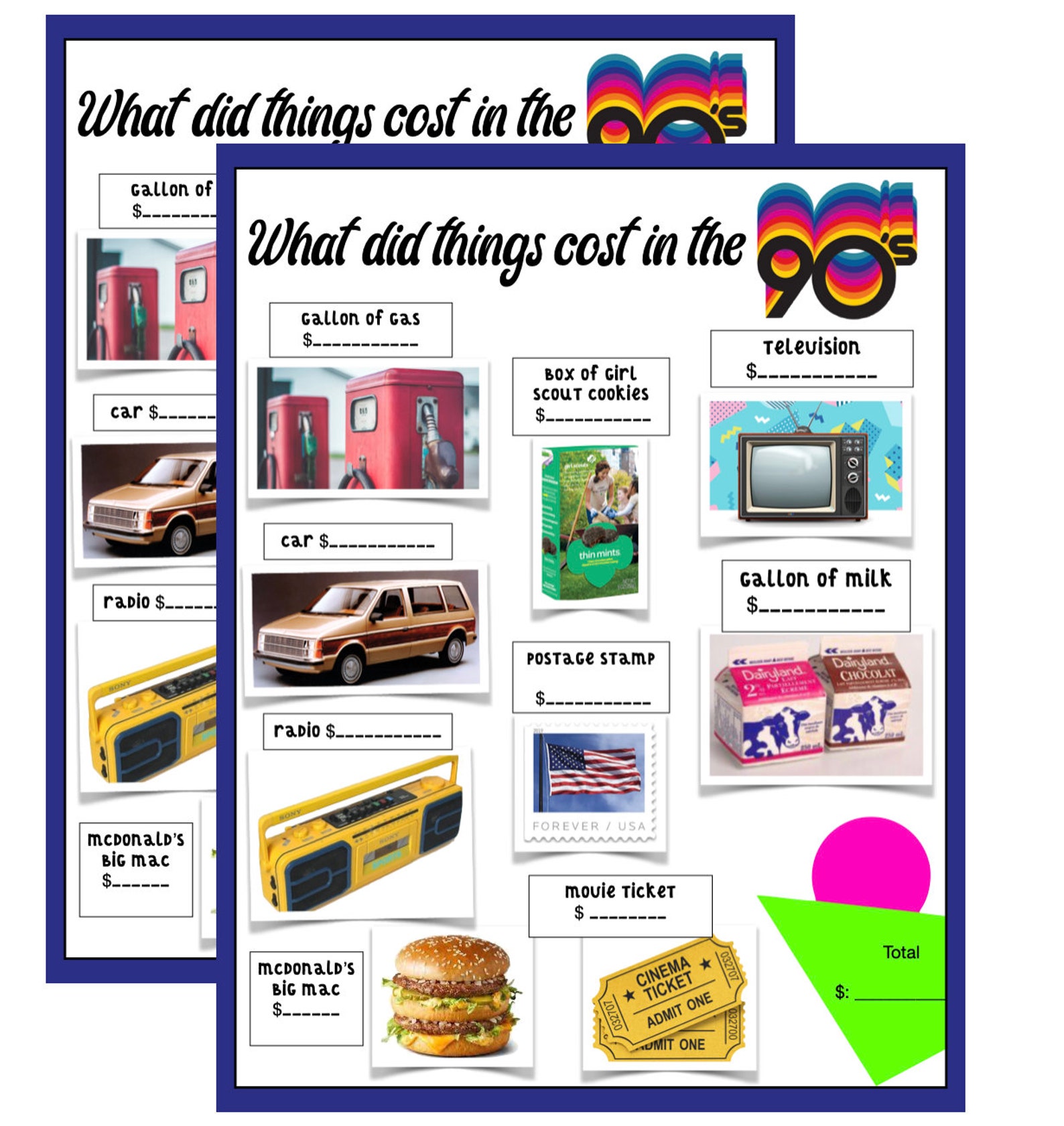 Birthday Party Game Price is Right Edition - Instant Download -birthday ...