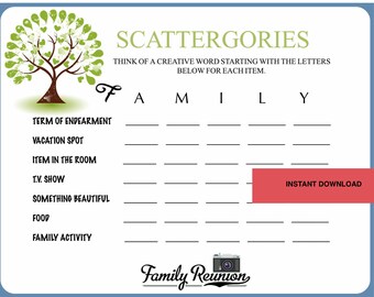 Family Reunion Game-instant Download-two Truths and a Lie | Etsy