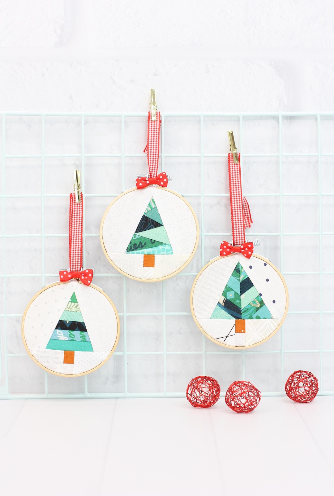 Tree Charms PDF Sewing Pattern (3 Styles), Foundation Paper Pieced ...