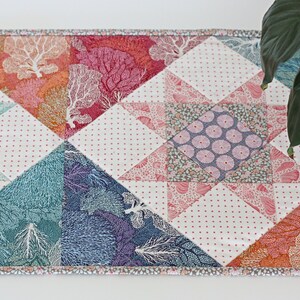 Star Table Runner PDF Sewing Pattern; Quilted Table Runner; Modern ...