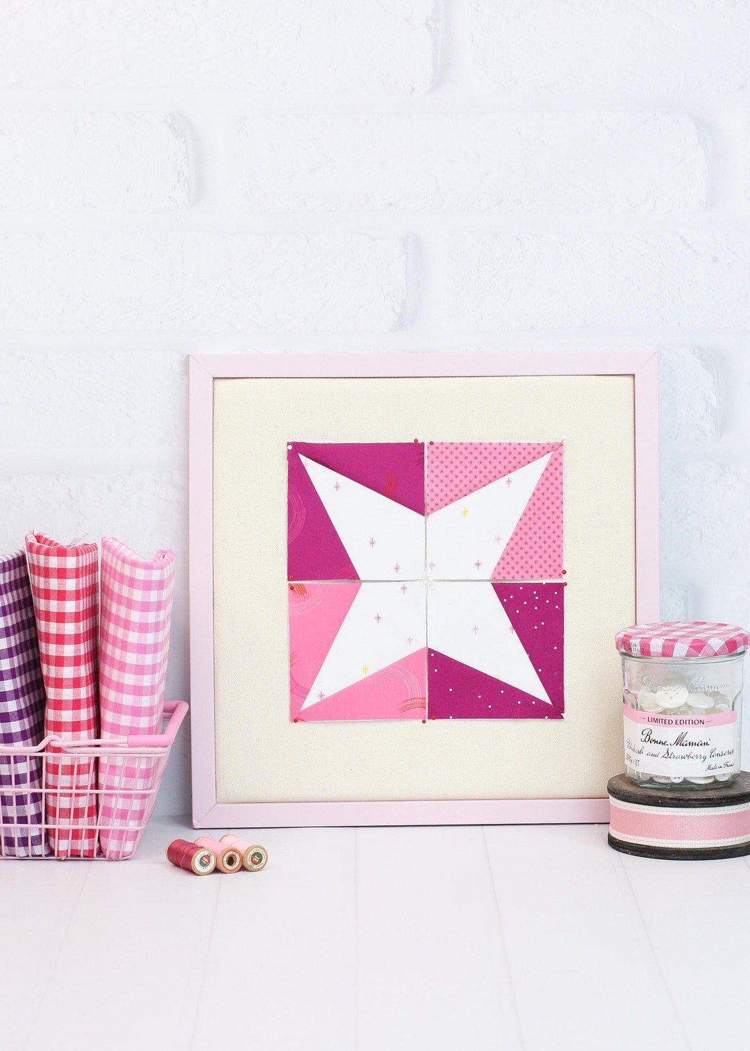 Kite in a Square Foundation Paper Piecing Quilt Block PDF Pattern, FPP ...