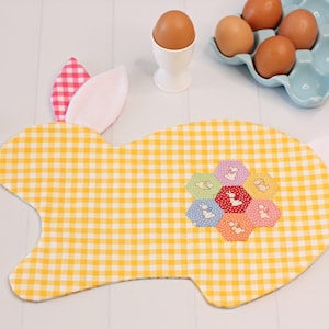 Bunny Placemat PDF Sewing Pattern; Easter Decor; Spring Table Decor ...